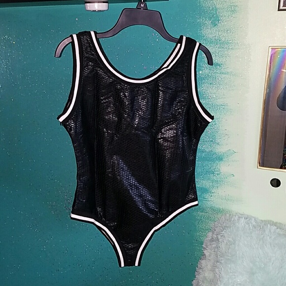 Swim | New Black Net Style Bodysuitswim Suit | Poshmark